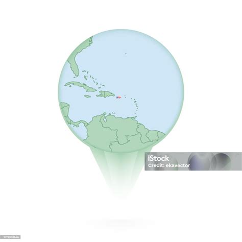푸에르토리코 지도 푸에르토리코 지도와 깃발이 있는 세련된 위치 아이콘 0명에 대한 스톡 벡터 아트 및 기타 이미지 0명 그림자 기 Istock