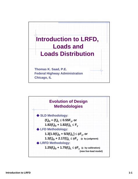 Pdf Introduction To Lrfd Loads And Loads Distribution Dokumentips