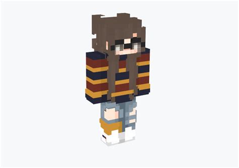 Girl With Glasses Minecraft Skin At Lynn Morgan Blog