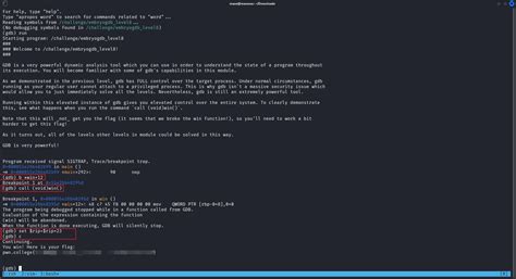Pwn College Debugging Refresher