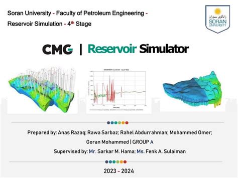 Cmg Ltdpptx Software Used In Reservoir Simulation Pptx