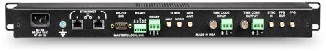 Gmr5000 Ntp And Ptp Grandmaster Clock Masterclock Products