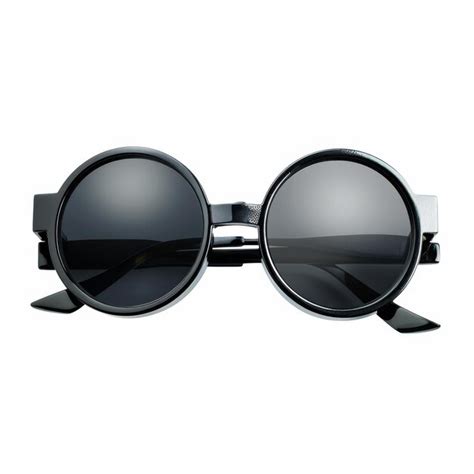 Premium Photo Oversized Round Sunglasses Isolated