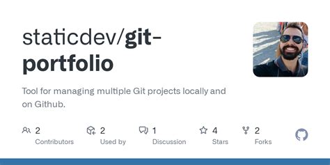 GitHub Staticdev Git Portfolio Tool For Managing Multiple Git