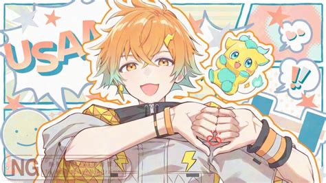 Puchimu Usami Rito Usami Rito 1st Costume Nijisanji Commentary Highres Symbol Only