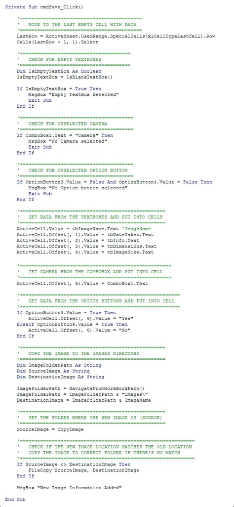 Excel Vba Picture Viewer Project Copy An Image To A Folder
