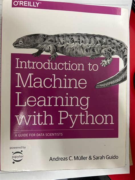 Introduction To Machine Learning With Python Hobbies And Toys Books
