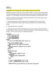 Using UTL FILE Package Insert Data Export Columns Display Course Hero