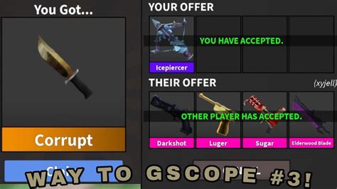 Roblox Mm2 Murder Mystery 2 Way To Gscope 3 Youtube