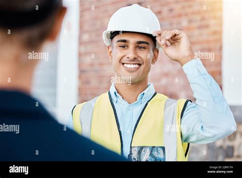 Building Construction And Architecture Worker With A Happy Smile Ready