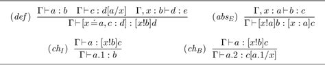 Table 2 From An Extended Type System With Lambda Typed Lambda
