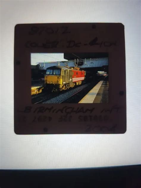 Original 35mm Railway Slide Virgin Class 87 012 Bham Int 2004 Pls
