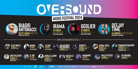 Oversound Music Festival 2024 3 Regioni E 24 Live Cromosomi