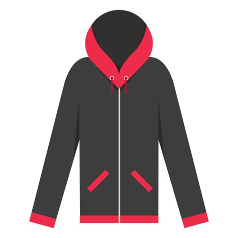 Diseño Png Y Svg De Icono De Sudadera Con Bolsillos Con Cremallera Para