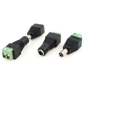 Male Female 2 1 5 5mm For DC Power Jack Adapter Connector Plug For