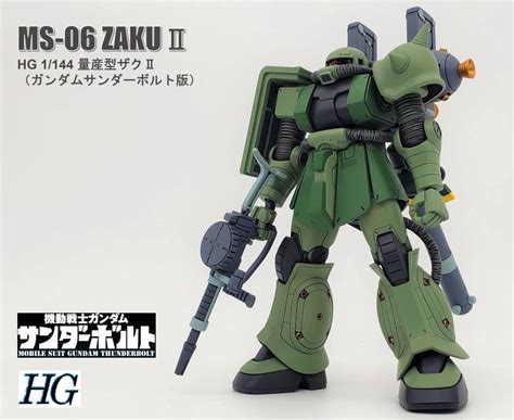 Yahooオークション Hg 1144 量産型ザクⅡ（ガンダムサンダーボルト
