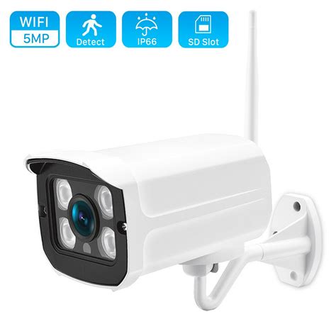 Cámara Ip De 5mp Y 1080p Para Exteriores Videocámara De Seguridad Con