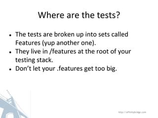 Behaviour Testing And Continuous Integration With Drupal PPT