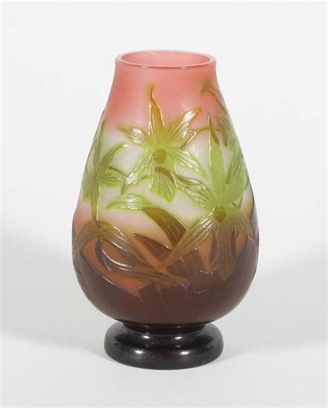 Bonhams A Gallé Cameo Glass Vase