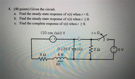 Solved Points Given The Circuit A Find The Chegg