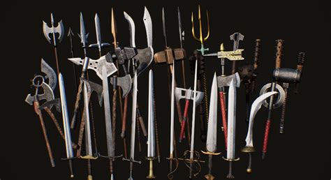 Melee Weapon Kit Medieval 카테고리 무기 Ue 마켓플레이스