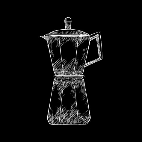 Vintage Illustration Of A Coffee Maker Download Free Vectors Clipart