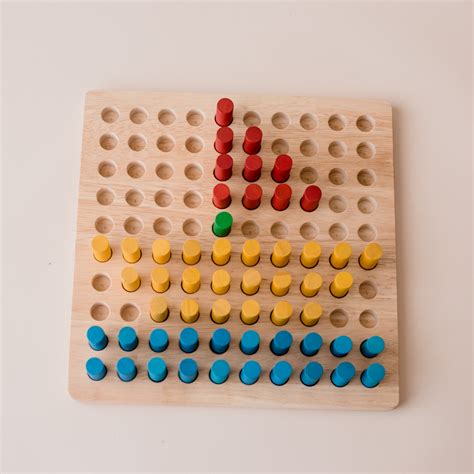Wooden Peg Board Woodland Play