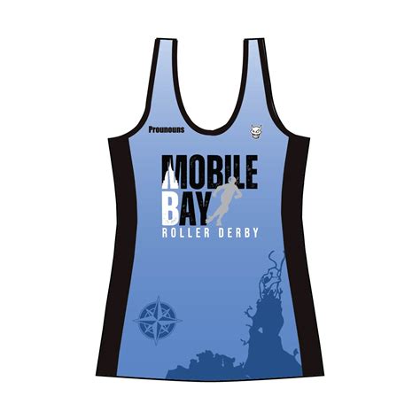 Mobile Bay Roller Derby Feminine Racer Back
