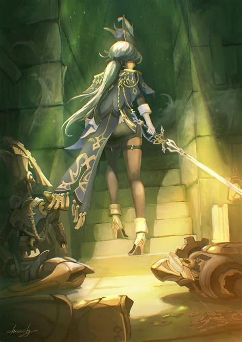 Clorinde Genshin Impact Drawn By Chuckychucky1000sun Danbooru