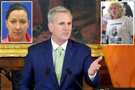 Kevin Mccarthy Meets Mom Of Slain Capitol Rioter Ashli Babbitt