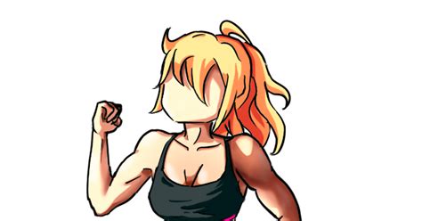 Muscle Girl Abs Gym Untitled Pixiv