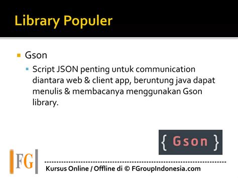 Modul Kelas Programming Java Library PPT
