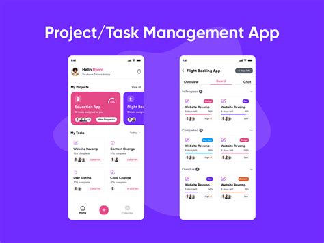 Projecttask Management App Behance