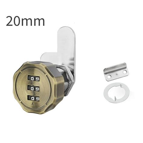 5 Colors Zinc Alloy Password Locker Cupboard Drawer Combination Lock 3