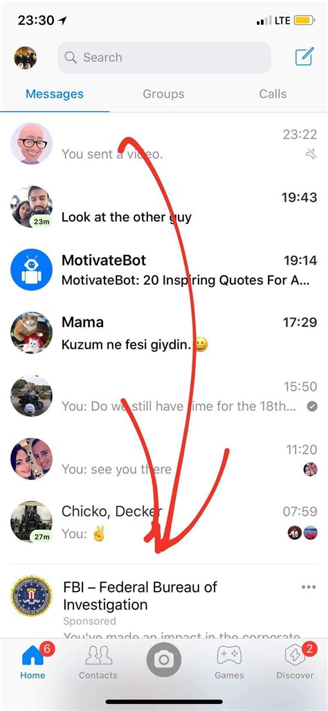 This Ad In Facebook Messenger Scared Me R Crappydesign