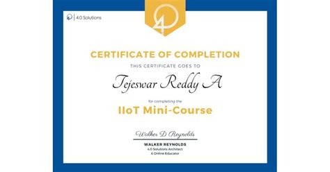Tejeswar Reddy A On Linkedin Iiot Mini Course • Tejeswar Reddy A