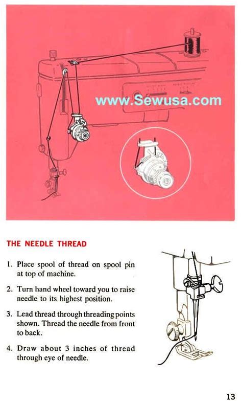 Singer Sewing Machine Threading Diagram Singer Machine Sewin