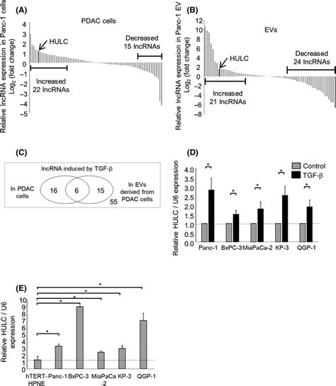 Long Noncoding Rna Lncrna Expression In Pancreatic Ductal Download Scientific Diagram