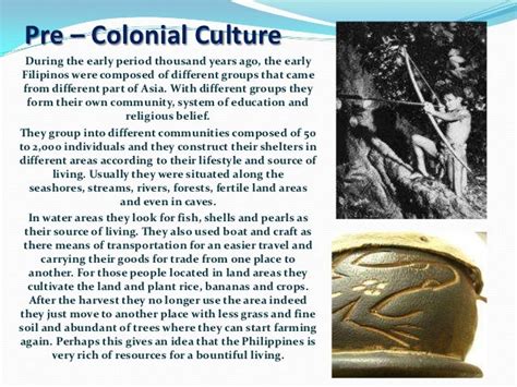 Pre Colonial Period