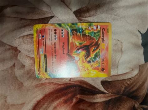Bonjour Je Vend Ma Carte Pokémon Anglaise De 2016 Caterpie Ex Eur 30