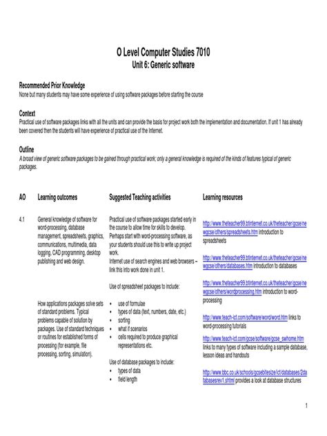 7010 Nos Sw 6 Pdf Databases Spreadsheet