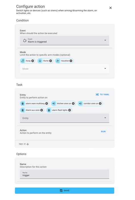 [custom Component] Alarmo Browser Managed Alarm System Custom Integrations Home Assistant