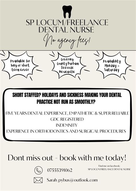 Dentalnurse Dentalnursing Dentistry Locumdentalnurse Newcastle Durham Teesside Sarah Pybus