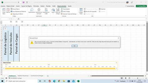 Problema No Botão Da Macro Excel Criação De Macros E Automatização
