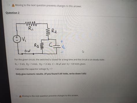 answered for the given circuit the switched is… bartleby