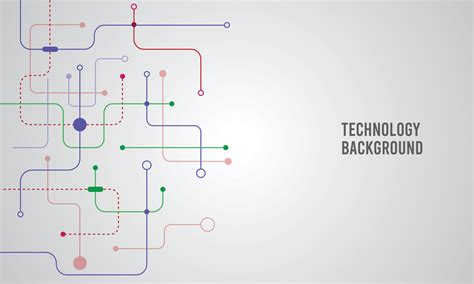 Minimal Circuit Technology Background 22513230 Vector Art At Vecteezy