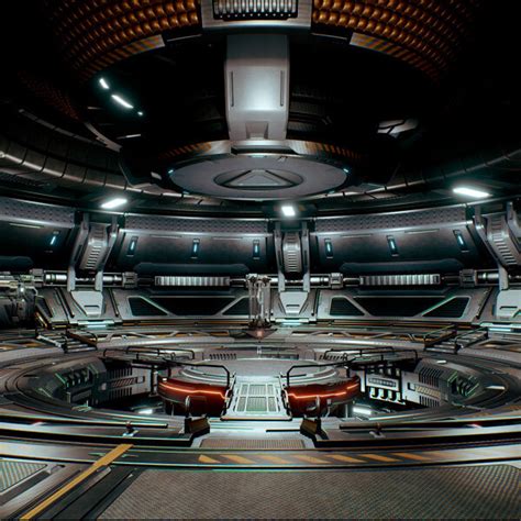 Sci Fi Industrial Scene D Render Digital Art By Qwestgamp