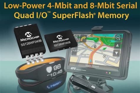 Serial Quad I O Superflash Memory In Low Power 4 Mbit And 8 Mbit