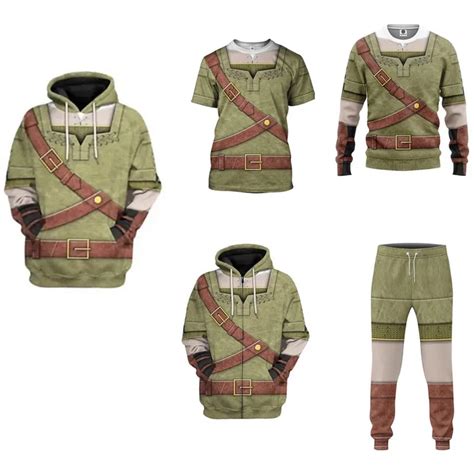 The Zelda Bluza Z Kapturem Przebranie Na Karnawa Oddech Dziko Ci Link