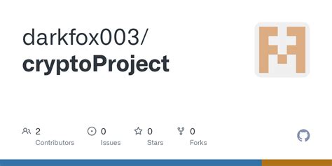 GitHub Darkfox CryptoProject